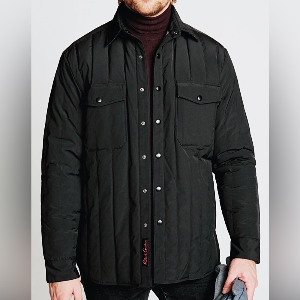 Robert Graham Full Zip Field Jacket Mens Stone $348 B… - Gem